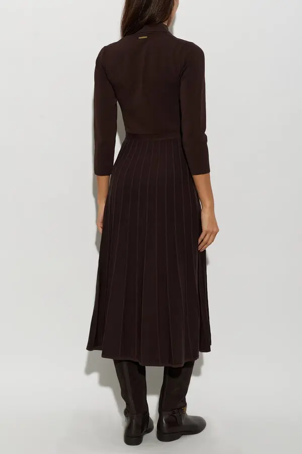 Michael Kors Long Dress With Collar