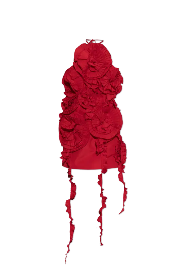 Blumarine Off-shoulder Dress - Red
