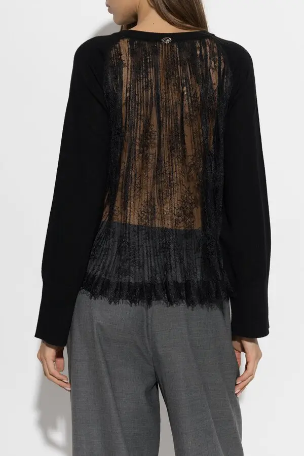 Blumarine Lace-accent Top