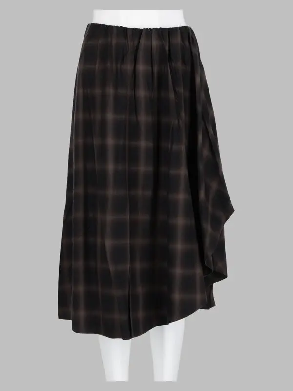 Our Legacy El Paso Check Tencel Mini Skirt