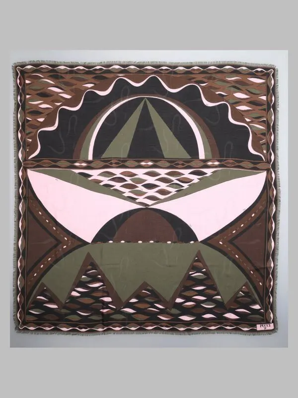 Emilio Pucci Silk Wool Foulard
