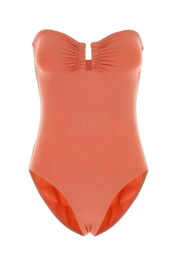 ERES Cassiopee Peach Stretch Nylon Swimsuit - Orange
