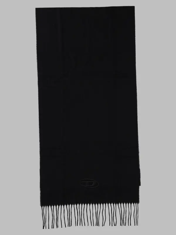 DIESEL® Logo-inspired Scarf - Black