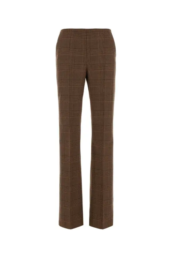 Max Mara Embroidered Wool Cigarette Pants For
