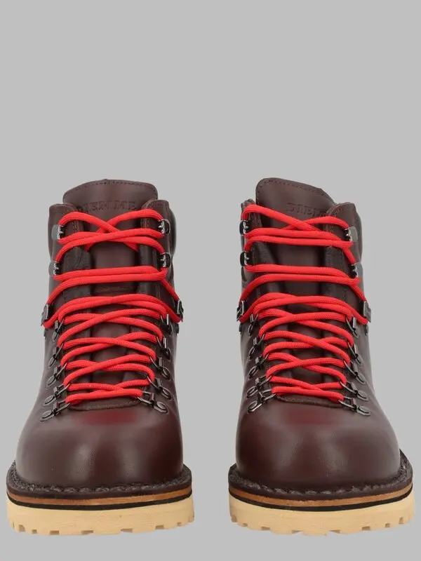 Diemme Rugged Leather Boots - Brown