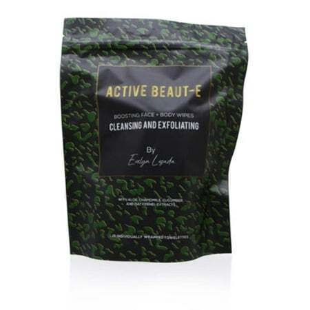 ACTIVE BEAUTE BY EVELYN LOZADA Active Beaut-e Boosting Face & Body Wipes Cleansing & Exfoliating - Default