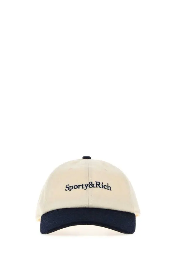 Sporty & Rich Two-tone Wool-silk Baseball Cap - Multicoloured