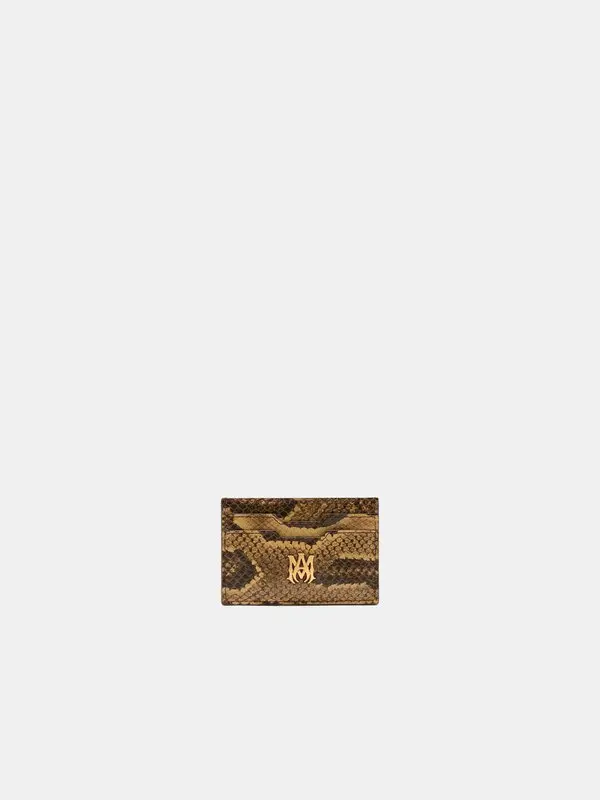 Amiri Python Mini Card Holder