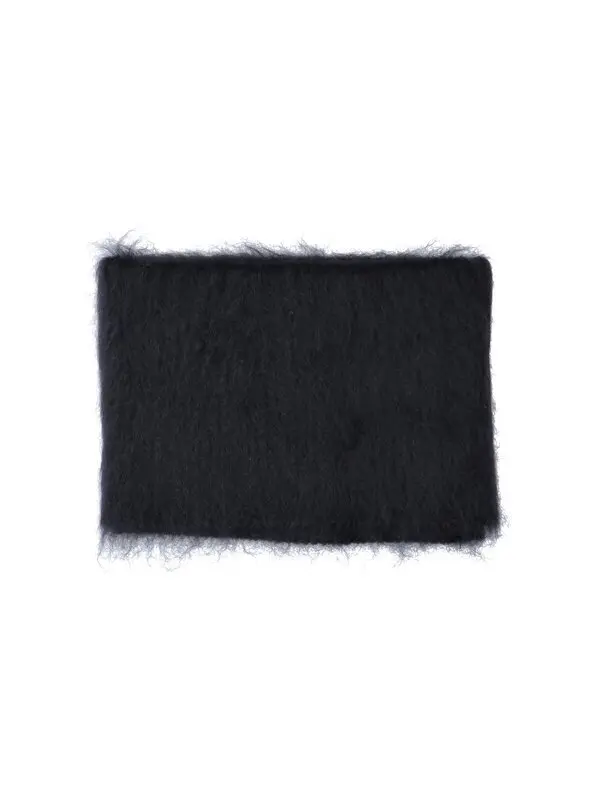 MAISON MARGIELA Brushed Knit Scarf - Black