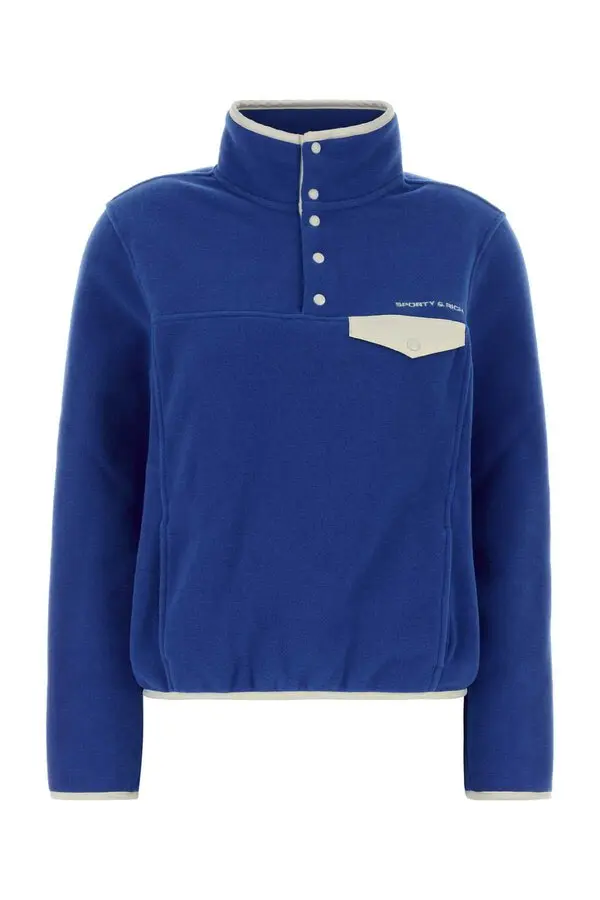 Sporty & Rich Sporty Pile Sweatshirt - Blue