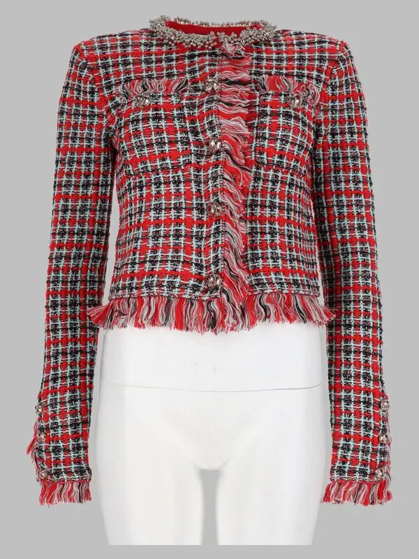 SELF-PORTRAIT Inspired Cropped Jacket