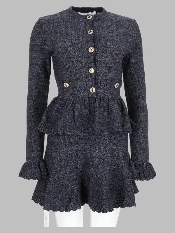 SELF-PORTRAIT Inspired Mini Dress - Blue