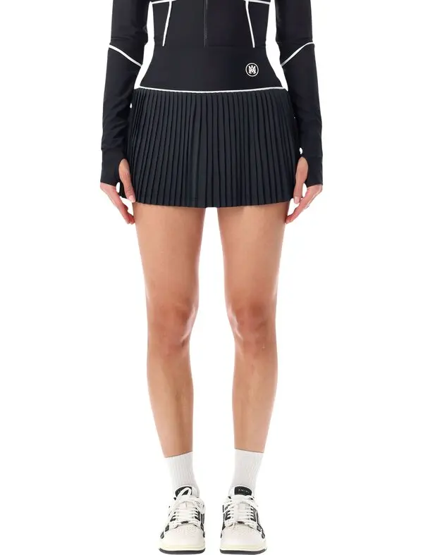 Amiri Pleated Mini Skirt