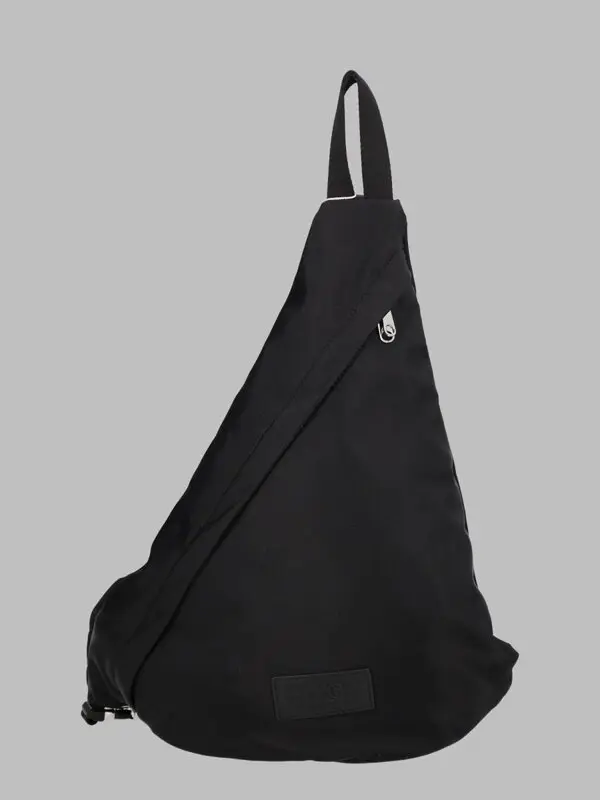 MAISON MARGIELA Contrast Mini Bag In Polyamide With Leather Details - Black