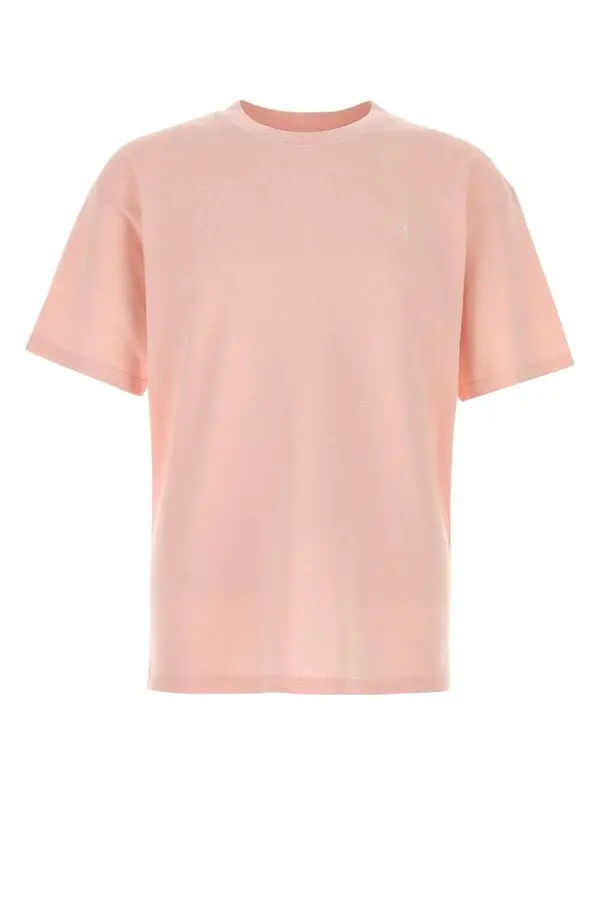 Saint Laurent Piquet T-shirt - Pink