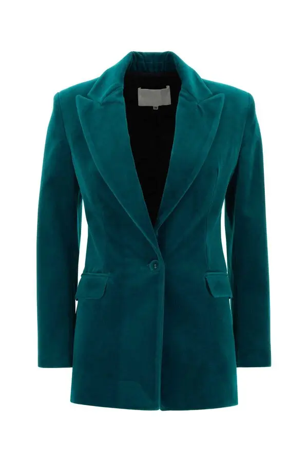 Costarellos Cotton Velvet Blazer For