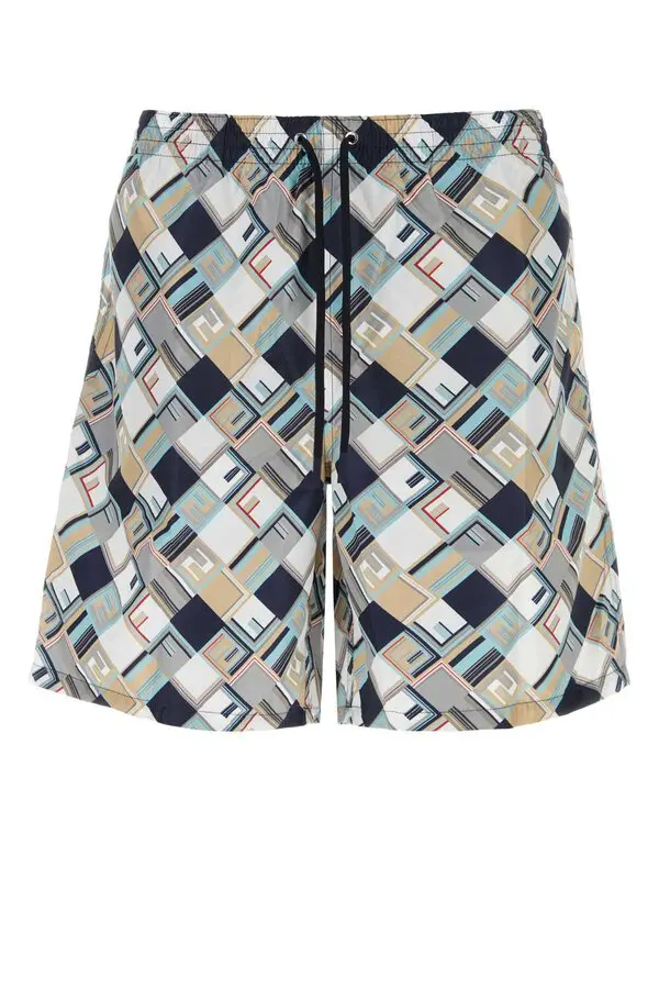 Fendi Polyester Swimming Shorts