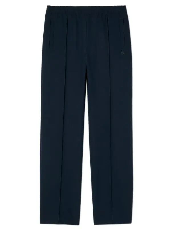 Gucci Web Detail Elastic Drawstring Waist Pants With Pockets, 100% Polyester