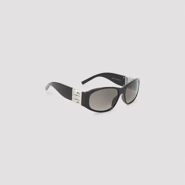 Givenchy Oversized Cat-eye Sunglasses With Logo Detail - Black