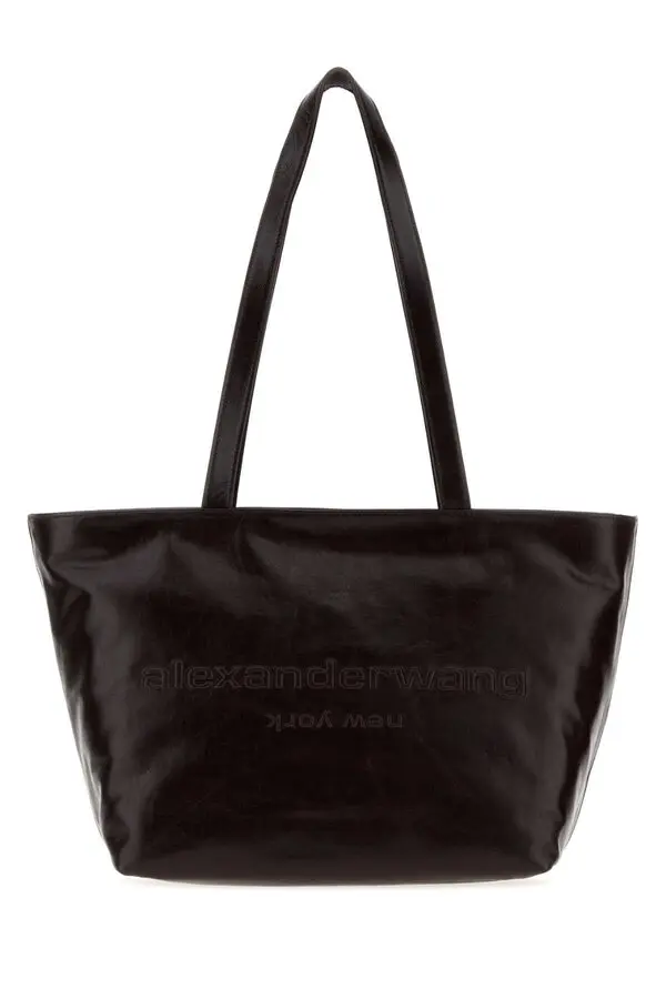 Alexander Wang Medium Punch-detail Leather Shopping Handbag With 29 Cm Width, 25 Cm Height, 16 Cm Depth, 26 Cm Handle
