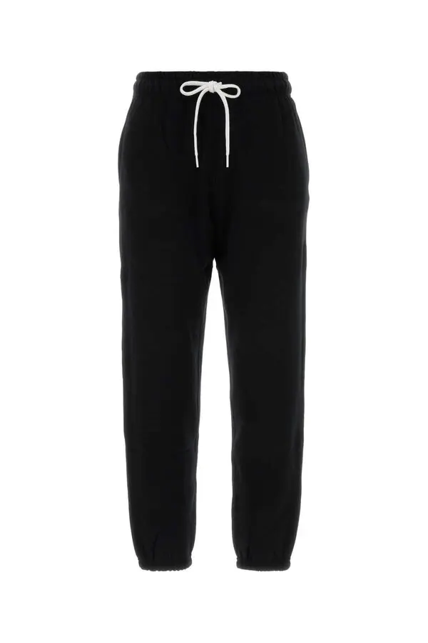 Polo Ralph Lauren Cotton-blend Joggers With Soft Fleece Feel - Black