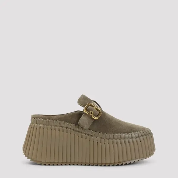 Chloé Nama Platform Buckle Mule