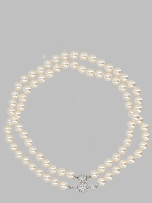 VIVIENNE WESTWOOD Signature Orb Pendant Necklace - Silver