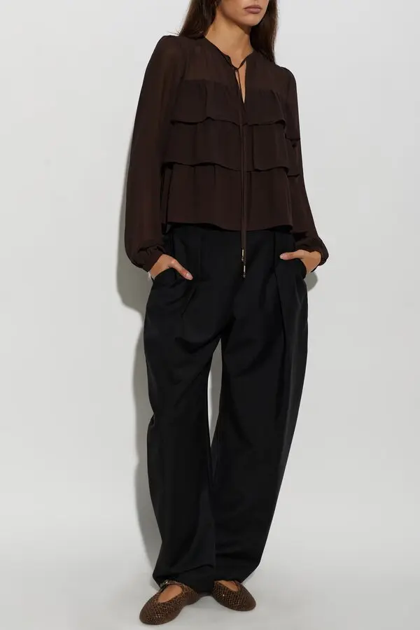 Michael Kors Ruffled Top