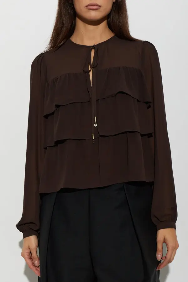 Michael Kors Ruffled Top