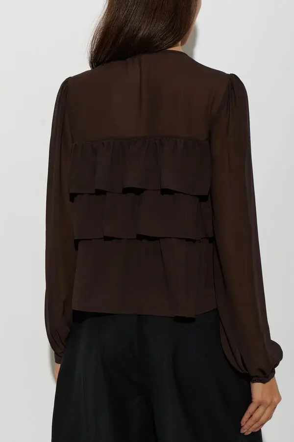Michael Kors Ruffled Top