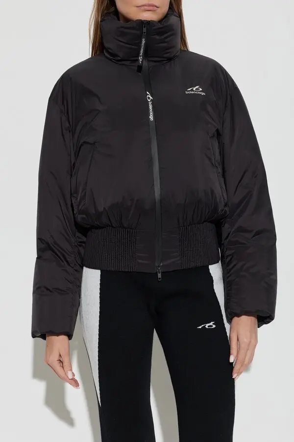 Balenciaga Short Jacket With Ribbed Hem
