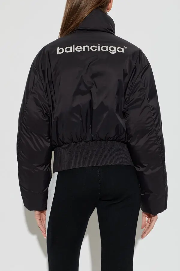 Balenciaga Short Jacket With Ribbed Hem