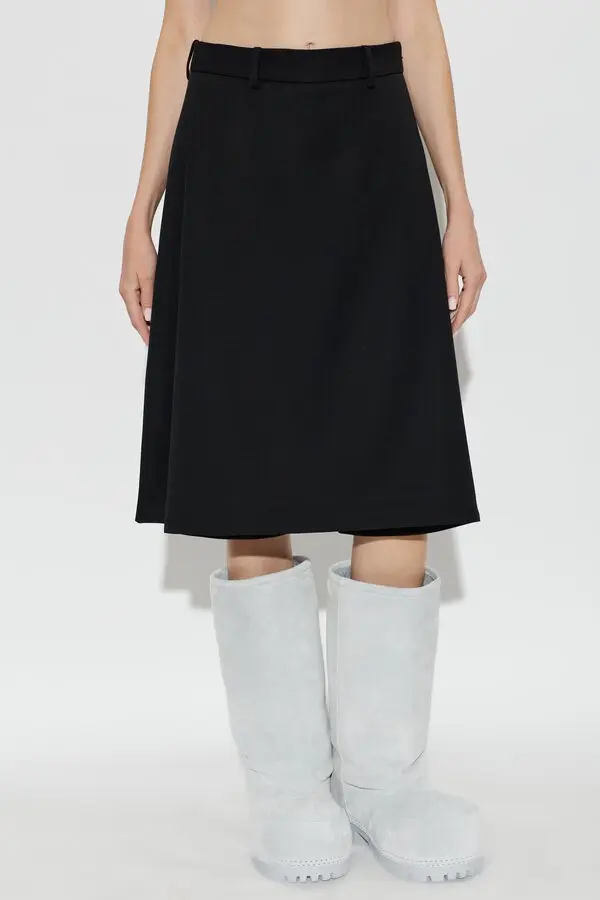 Balenciaga Wool Shorts With A Pleat