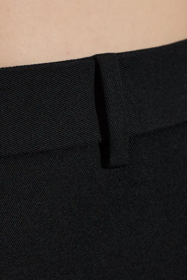 Balenciaga Wool Shorts With A Pleat