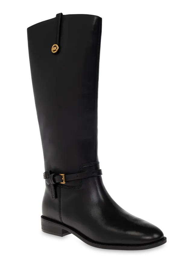 Michael Kors Leather Boots ‘beverly Flat