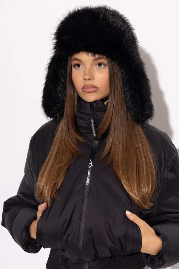 Balenciaga Fur Hat From The ‘skiwear’ Collection