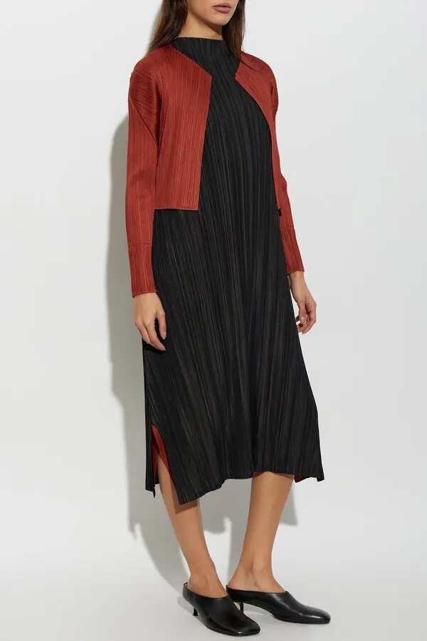 Issey Miyake Pleated Cardigan