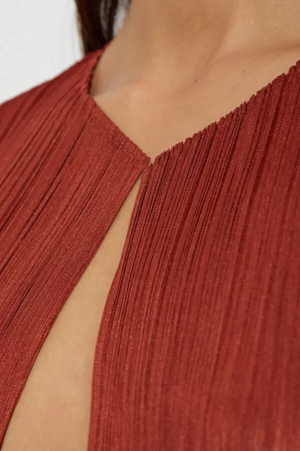 Issey Miyake Pleated Cardigan