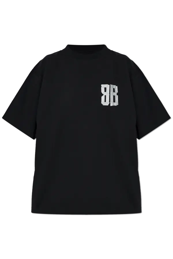 Balenciaga Logo T-shirt - Black