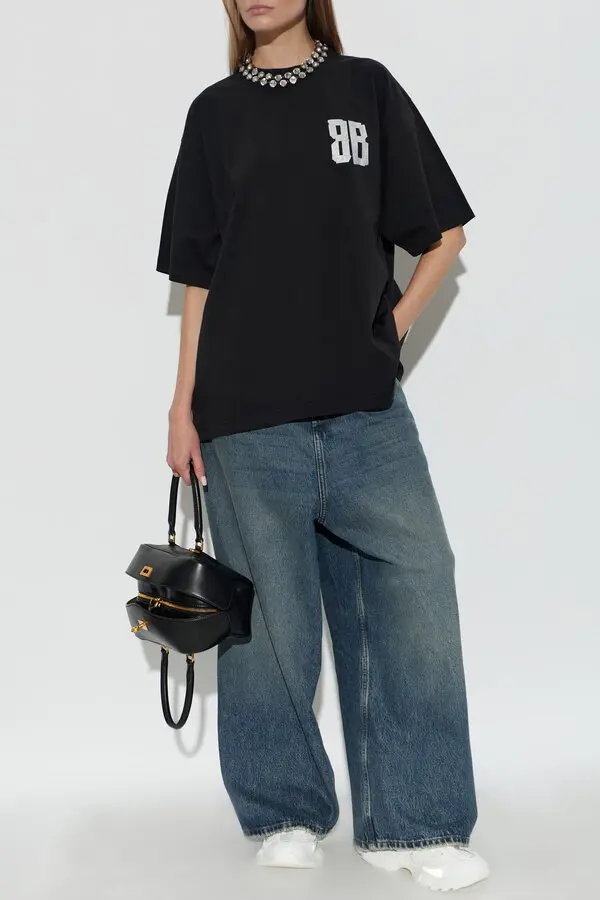 Balenciaga Logo T-shirt - Black