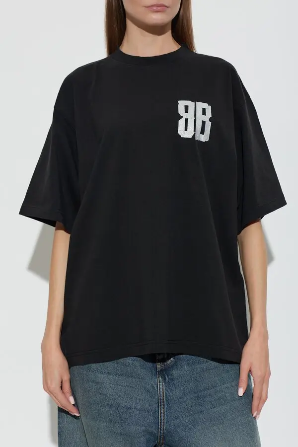 Balenciaga Logo T-shirt - Black