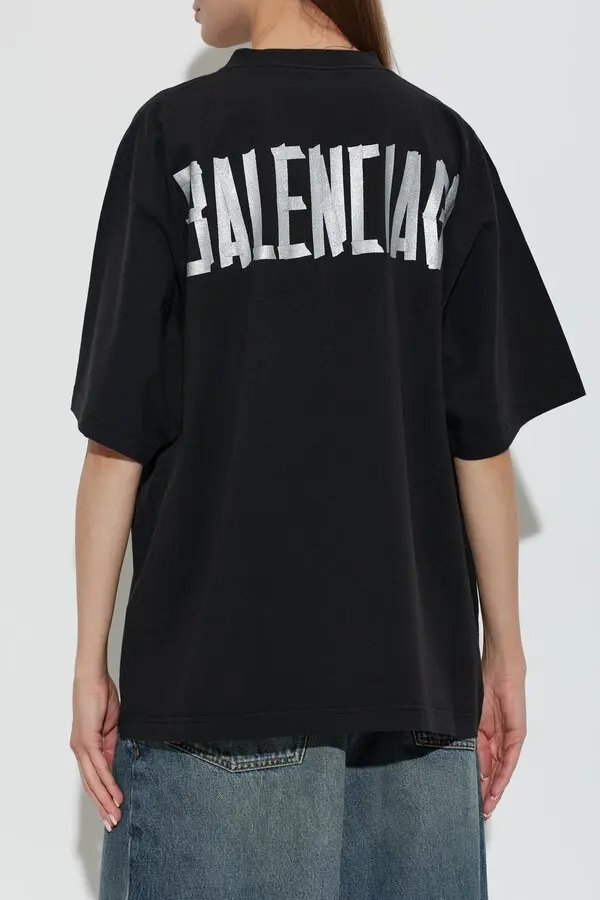 Balenciaga Logo T-shirt - Black