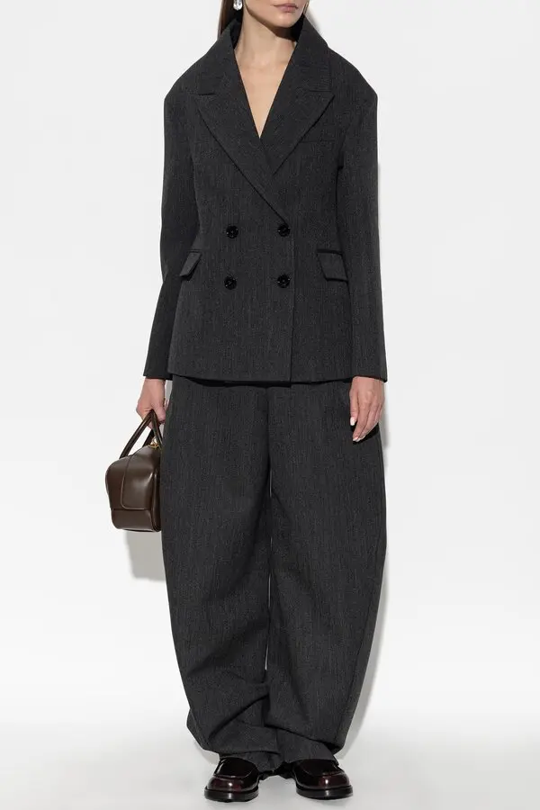Balenciaga Double-breasted Wool Blazer