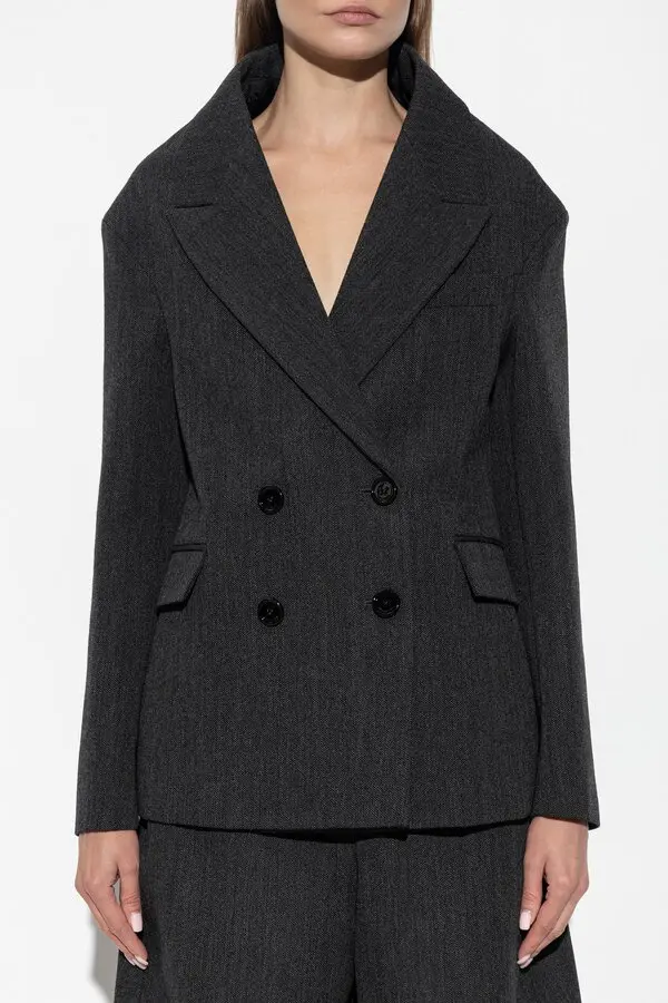 Balenciaga Double-breasted Wool Blazer