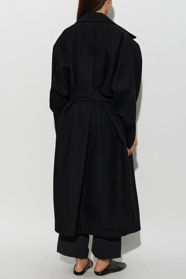 Issey Miyake Belted Wool Coat
