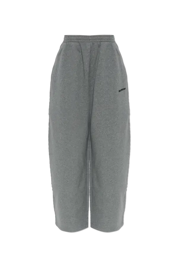 Balenciaga Wide-leg Sweatpants - Grey