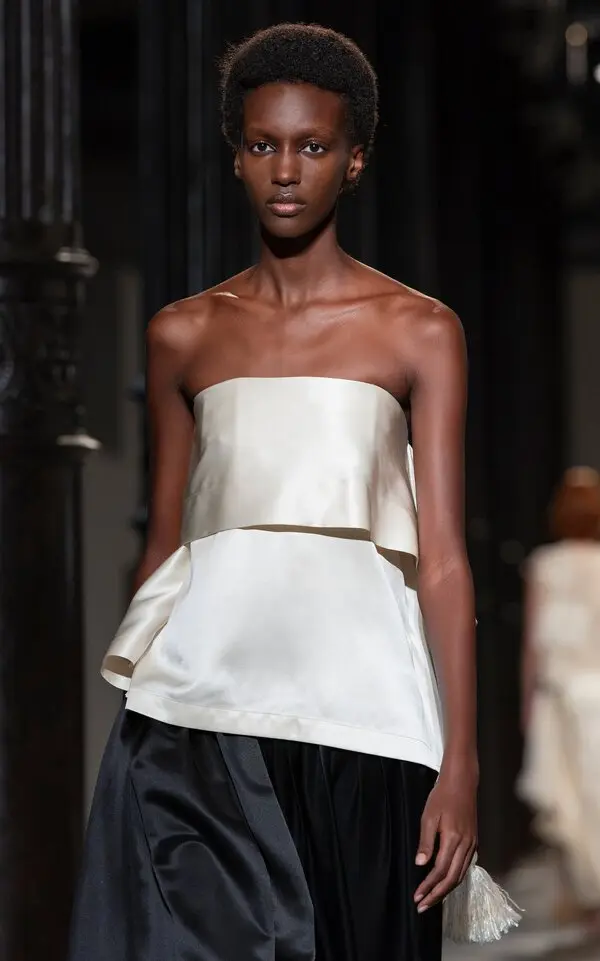 HEIRLOME Rosario Tasseled Silk Top