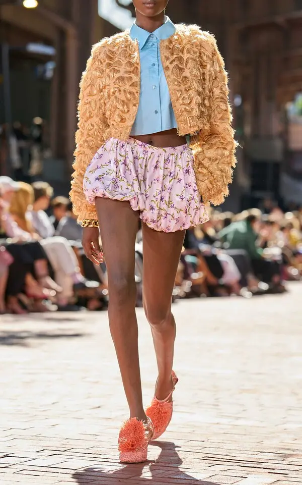 Ulla Johnson Augusta Cotton-blend Cropped Jacket