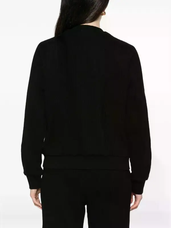 BOBI Ribbed-knit Sweatshirt