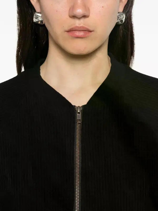 BOBI Ribbed-knit Sweatshirt